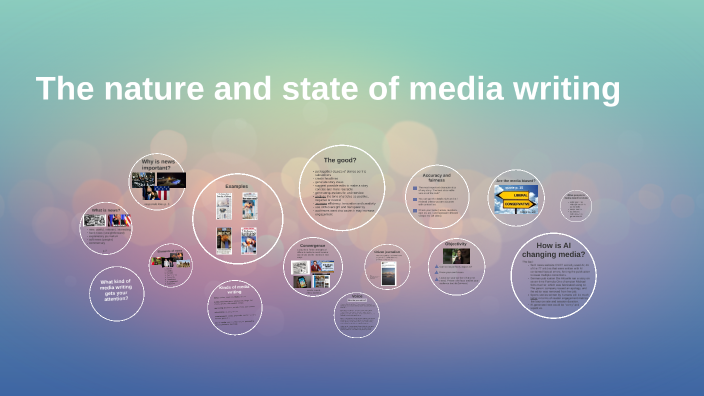 The nature of media writing by on Prezi