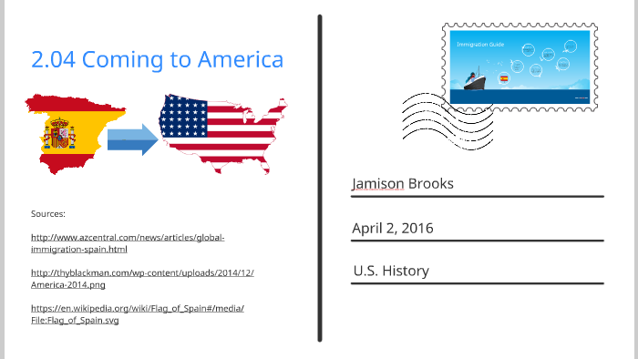 2.04 Coming to America by Jamison Brooks on Prezi