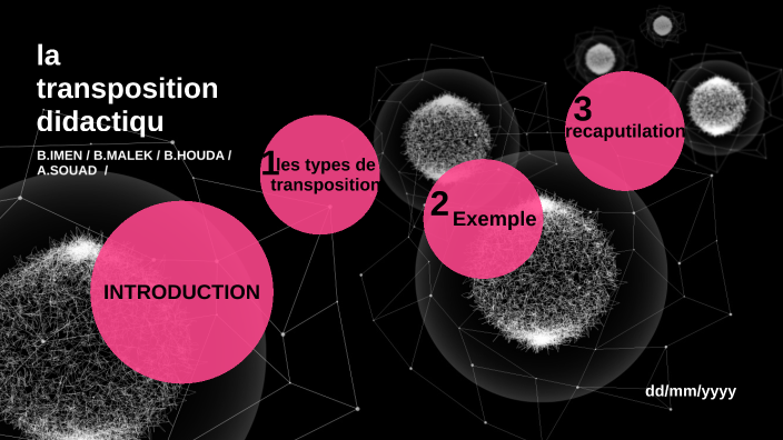 la transposition didactique by imen benaissa on Prezi