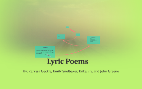 Lyric Poem by Erika Ely on Prezi
