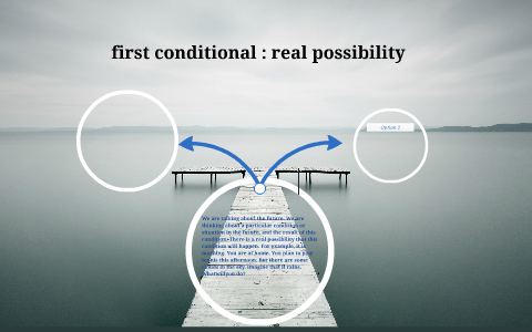 first conditional : real possibility by on Prezi