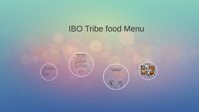 IBO Tribe Menu by gabriel agundez on Prezi