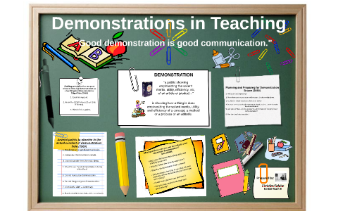 "Good demonstration is good communication." by Christler Galabo on Prezi