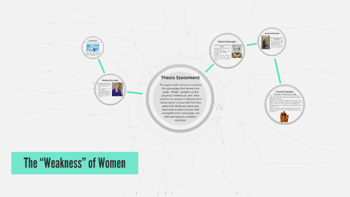 The “Weakness” of Women: How Cultural Stereotypes Play into by Emily ...