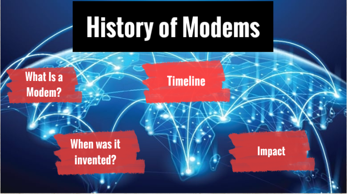 History of Modems by Steven Comayagua on Prezi