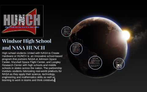 Windsor High School and the NASA HUNCH program. by Dustin Ricci on Prezi