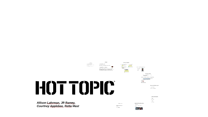 Hot Topic Case Study by Allison Lahrman
