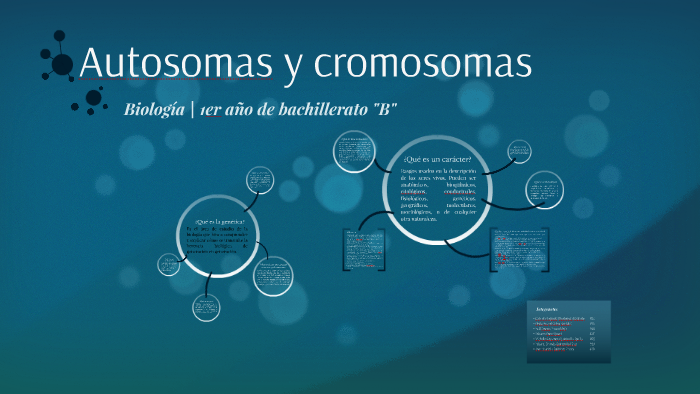 Cromosomas y autosomas by Alexia Ochoa on Prezi