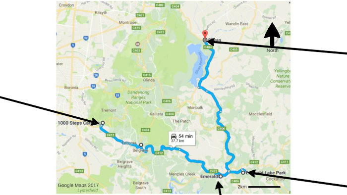 Dandenong Ranges Map by Jasmin Krah on Prezi