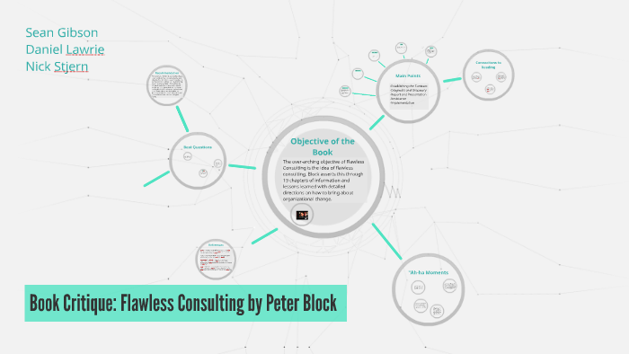 Book Critique: Flawless Consulting by Peter Block by Daniel Lawrie on Prezi