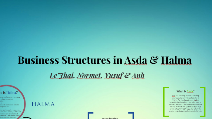 Business Structures in Asda & ... by on Prezi