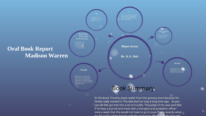 Oral Book Report by Madison Warren on Prezi