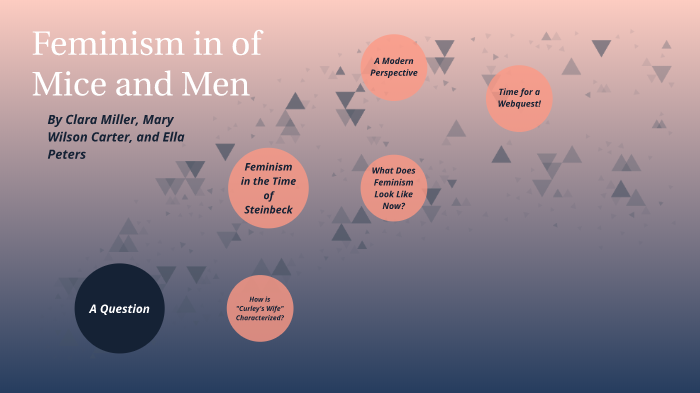 Feminism- Of Mice and Men by Clara Miller on Prezi
