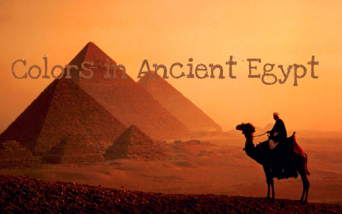 Colors in Ancient Egypt by Pooja Aparna Kolluru on Prezi