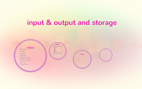 input & output and storage by amy hards on Prezi
