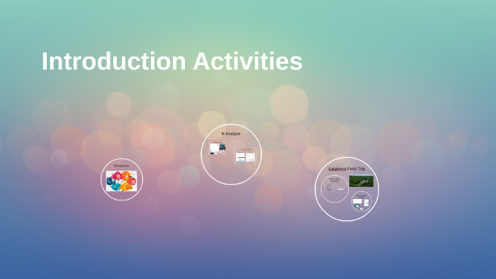 Introduction Activities by Angela Randazzo