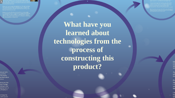 What have you learnt about technologies from the process of by Sam ...