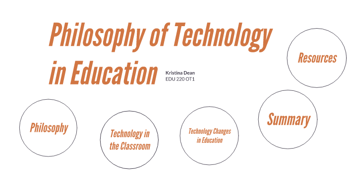 Philosophy of Technology in Education by Kristina D on Prezi