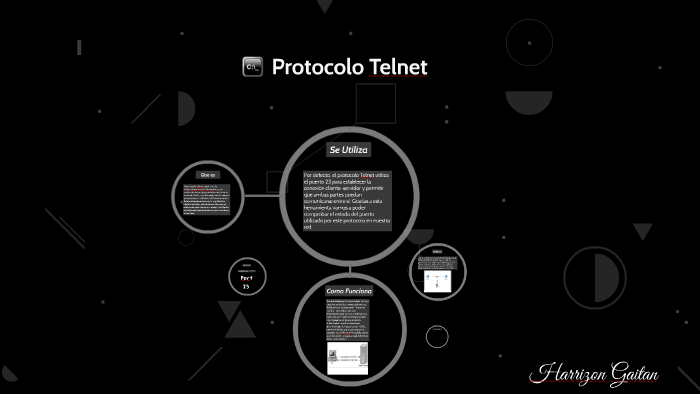 Protocolo Telnet by HARRY GAITAN on Prezi