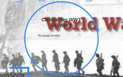 Comparing WW1 vs. WW2 by Donte Sharkishia on Prezi