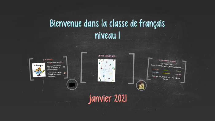 Bienvenue en classe de français by Nona Van de Velde on Prezi