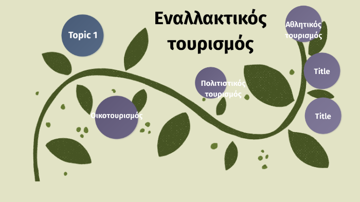 εναλλακτικος τουρισμος by Θωμαή Τσιακίρη on Prezi