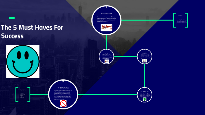 The 5 Must Haves For Success by Ethan Forman on Prezi