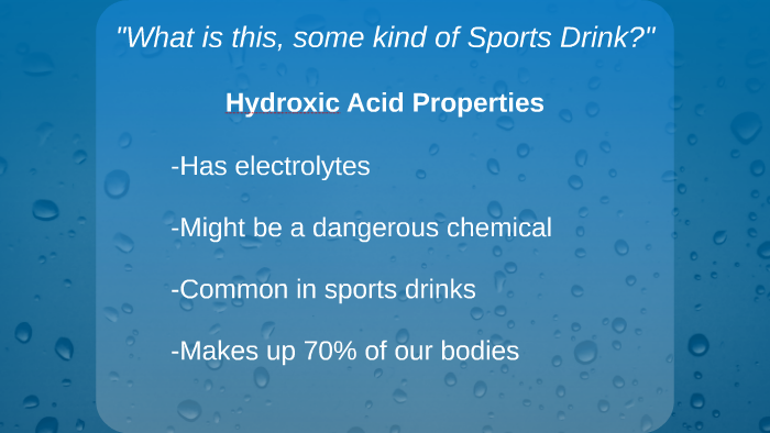 The Chemical Properties of H2O by Mike Johns on Prezi