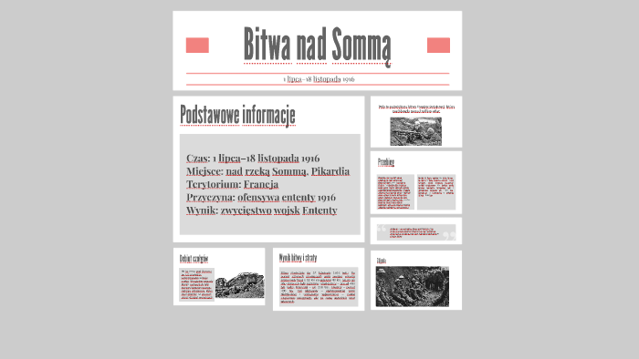 Bitwa nad Sommą by Kacper Kryczka on Prezi