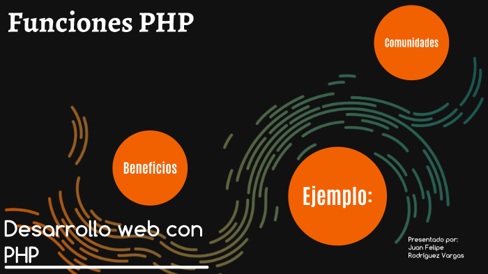 Funciones Php by Juan Felipe Rodriguez Vargas on Prezi