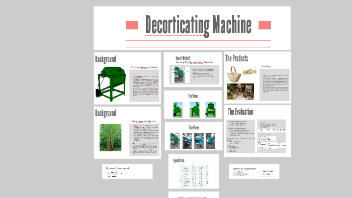 Decorticating Machine by Dereka Mae Ayensa on Prezi