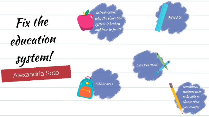 Fix the education system! by alexandria soto on Prezi