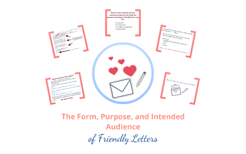 The Form, Purpose, and Intended Audience of Friendly Letters by Alison ...