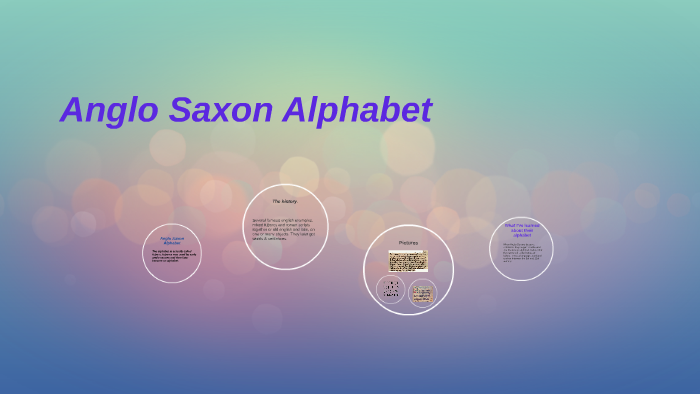 Anglo Saxon Alphabet by candace wagers on Prezi
