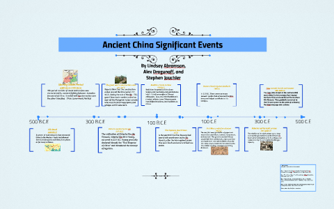 Ancient China Significant Events by Lindsey Abramson on Prezi