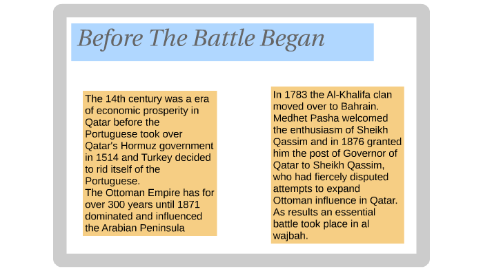The Battle of Al Wajbah and its political consequences by zainab touati ...