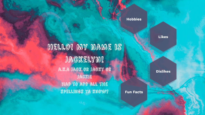 Hello My Name is Jackelyn! by Jackelyn Diaz on Prezi