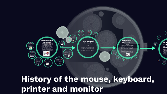 History of the mouse, keyboard, printer and monitor by Nathan Cherry on ...