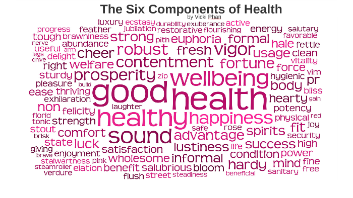 The Six Components of Health by Vicki Phan on Prezi