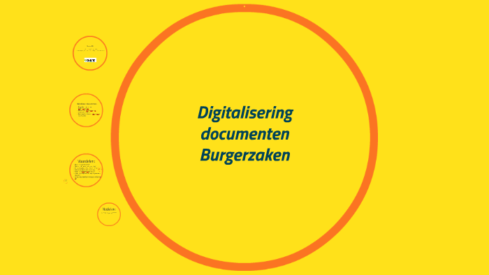 Digitalisering documenten Burgerzaken by Desiree de Jonge on Prezi