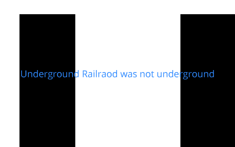 Underground Railroad Poem by Sean Bowman on Prezi