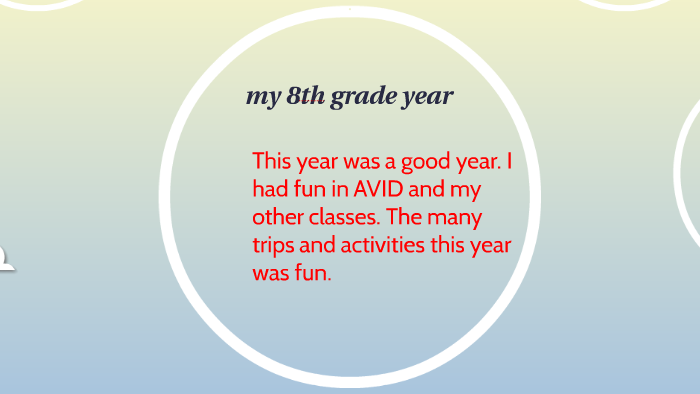 my last year in middle school by micah deaton on Prezi