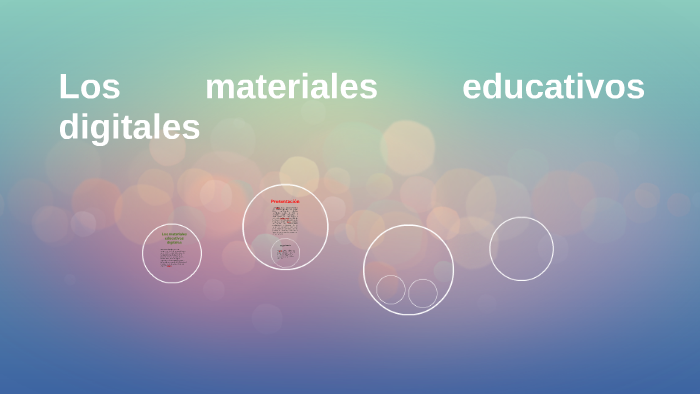 Los materiales educativos digitales by on Prezi