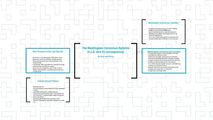 The Washington Consensus Reforms in L.A. and its consequence by Sean ...
