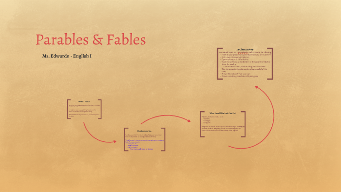 Parables & Fables by Lauren Xavier on Prezi