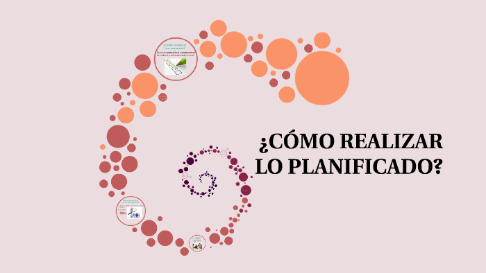 ¿CÓMO REALIZAR LO PLANIFICADO? by abigail soto tello on Prezi