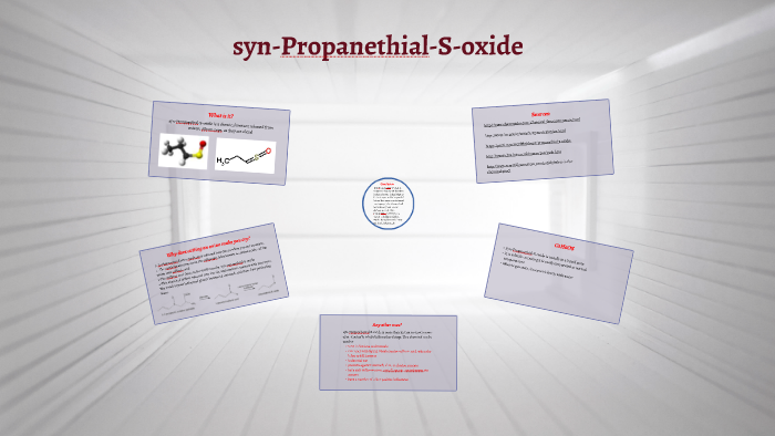 Syn-Propanethial-S-oxide by Amanda Artis on Prezi