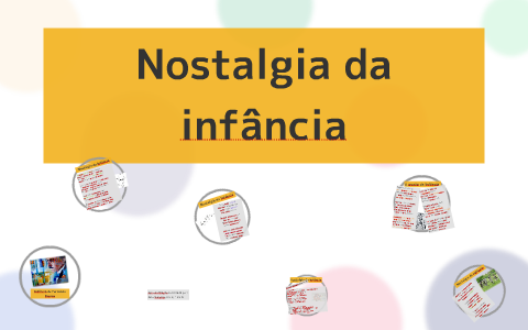 Nostalgia da infância by Ana Saraiva on Prezi