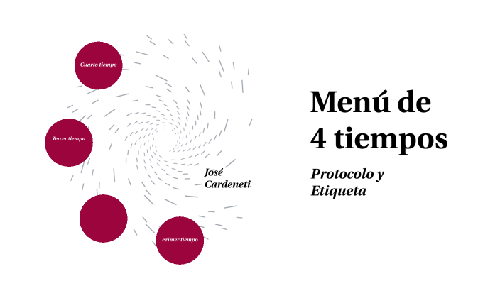 Menú de 4 tiempos by José Cardeneti on Prezi