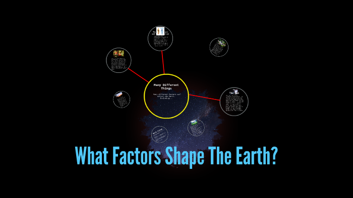 What Factors Shape The Earth? by Joey Le on Prezi
